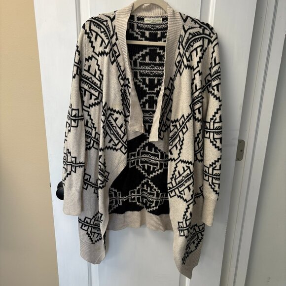 Staring at Stars | Sweaters | Oversized Aztec Tribal Print Cardigan ...